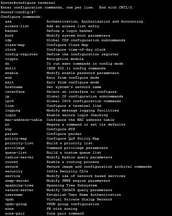 Global Configuration Commands Ciscoforall